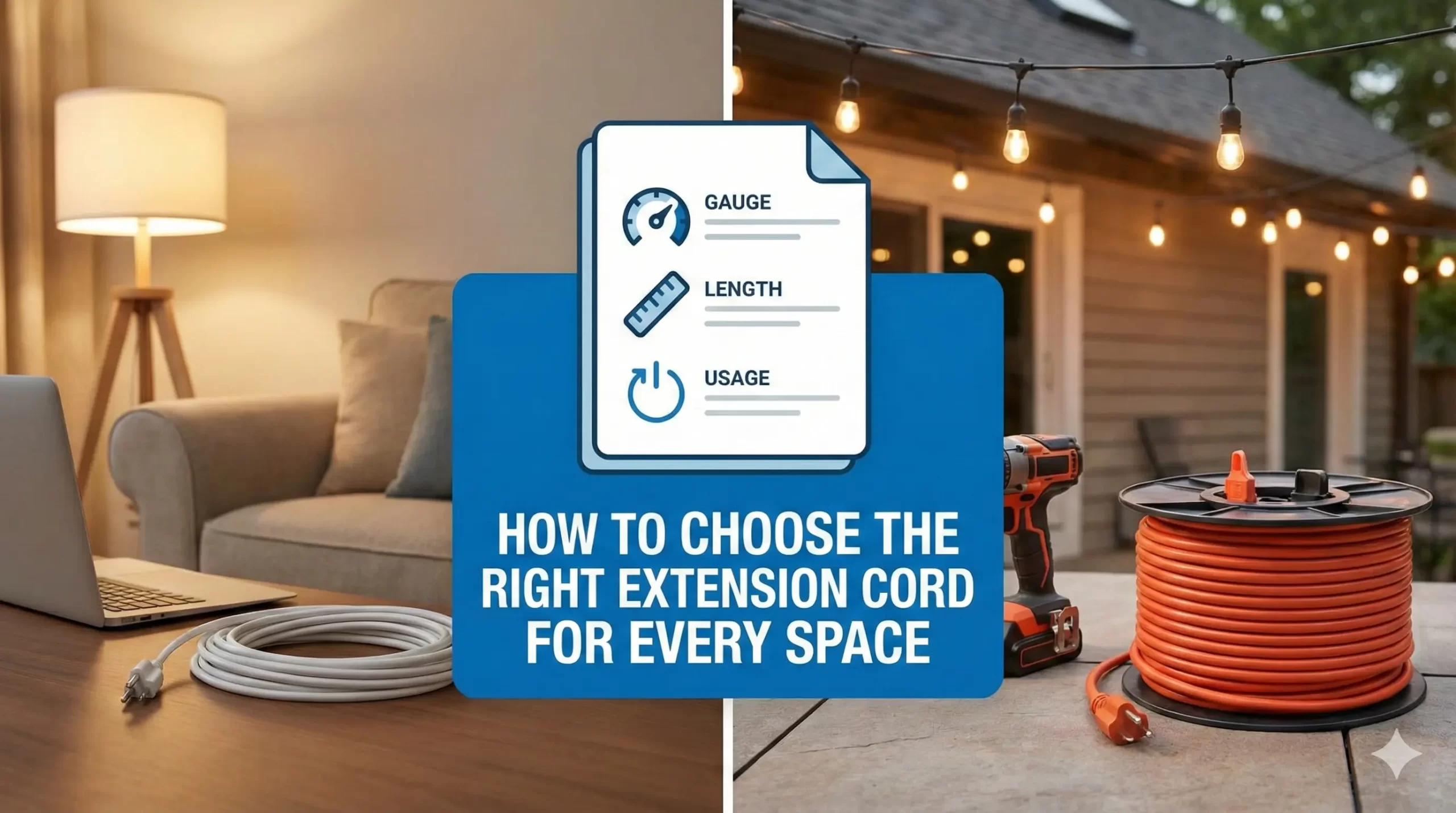Selecting the Right Extension Cord for Safe and Reliable Power